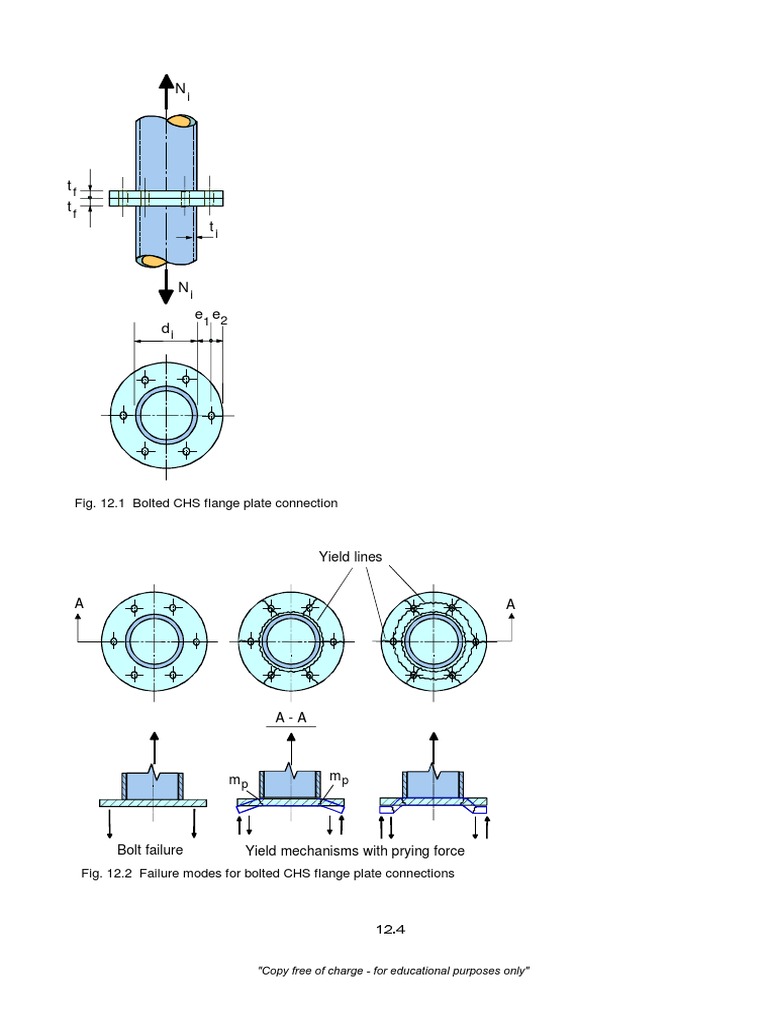 Bolted Flange and Gusset Plate Connections | PDF | Structural Steel | Screw