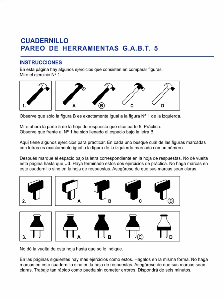 Cuadernillo GATB 5 | PDF