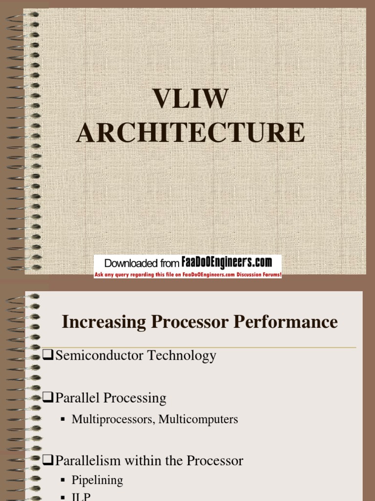 Vliw Architecture | PDF