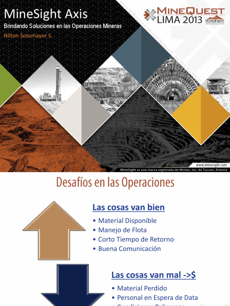 MineSight Axis & MineSight Performance Manager | PDF