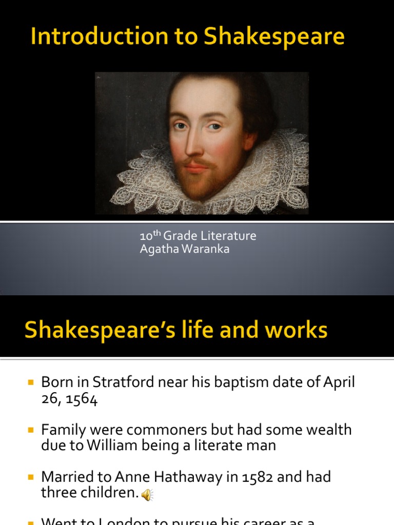 Introduction To Shakespeare | PDF