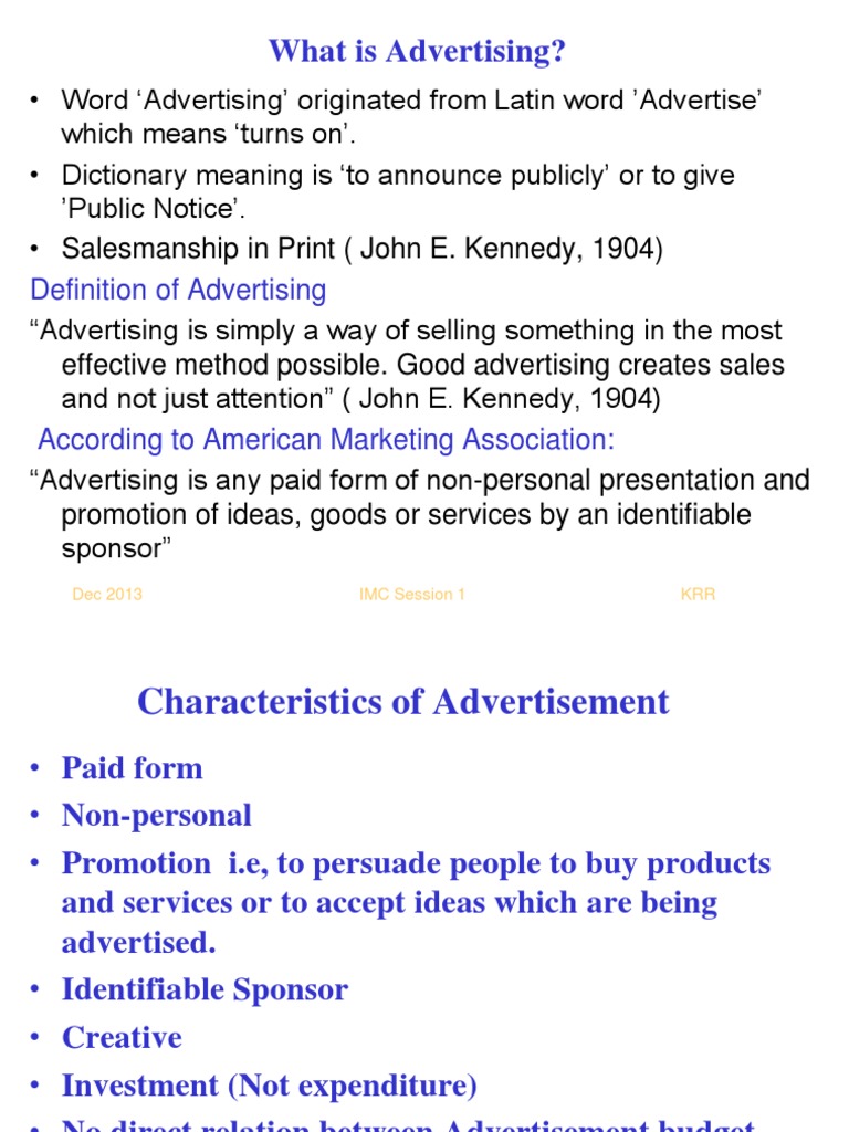 Advertising Introduction | PDF | Advertising | Sponsor (Commercial)