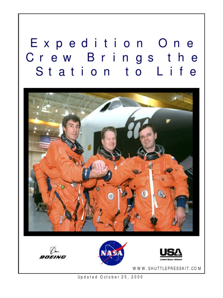 NASA ISS Expedition 1 Press Kit | PDF | International Space Station ...