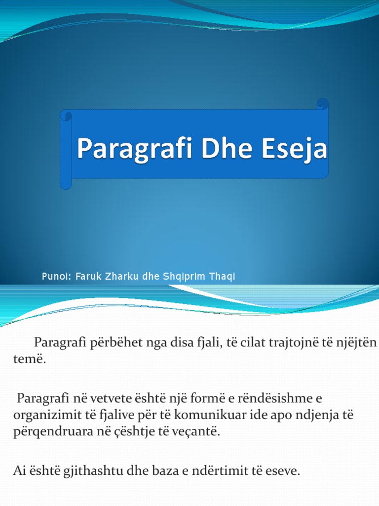 Paragrafi | PDF