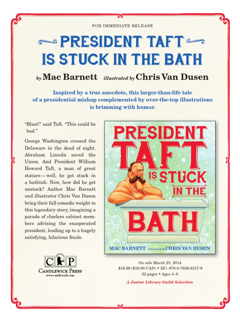 President Taft Is Stuck In The Bath By Mac Barnett Discount | emergencydentistry.com