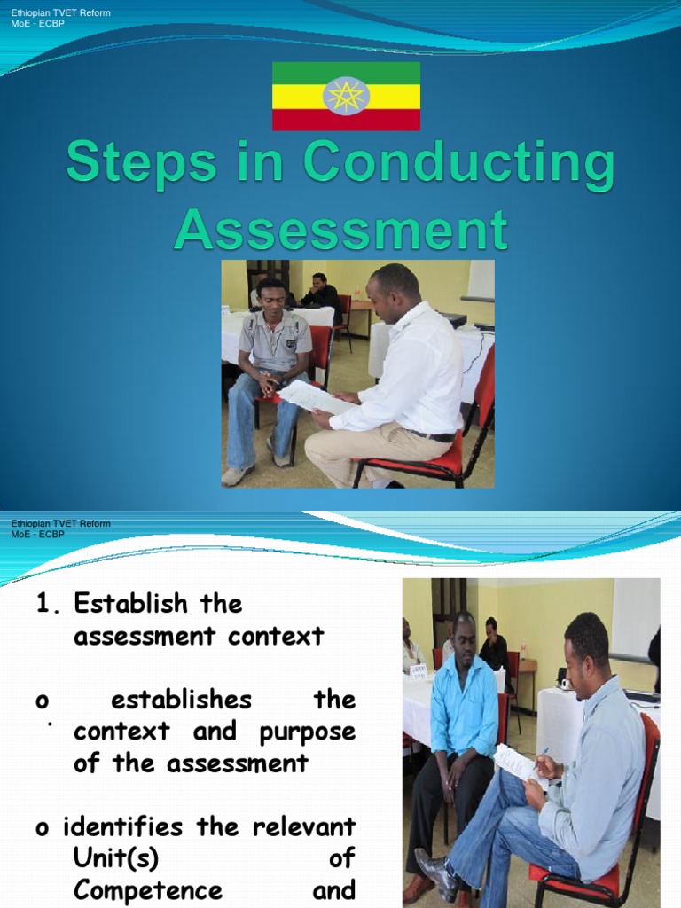 Ethiopian TVET Assessment Process Guide | PDF | Educational Assessment ...