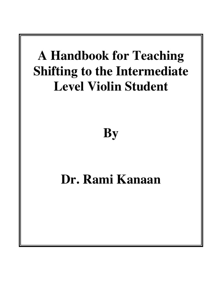 Teaching Shifting Handbook1-1 | PDF