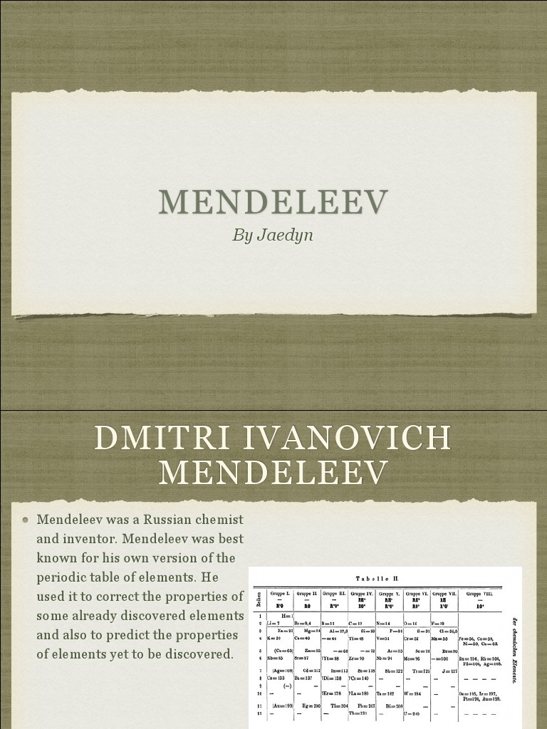 Mendeleev and Marie Curie | PDF | Social Science | History