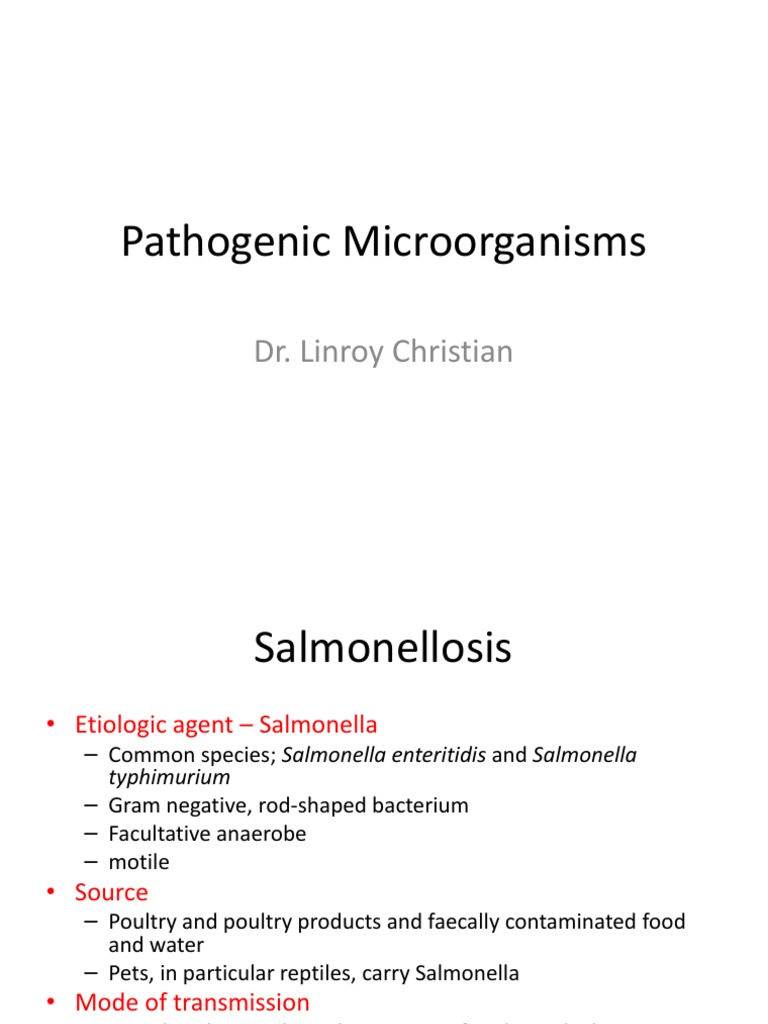 Pathogenic Microorganisms: Dr. Linroy Christian | PDF | Tuberculosis ...