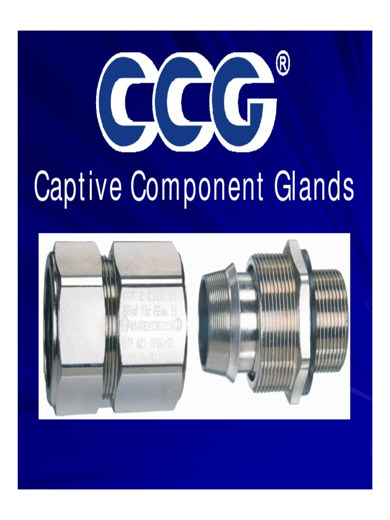 Cable Glands in Hazardous Areas CCG Presentation | PDF | Electrical ...