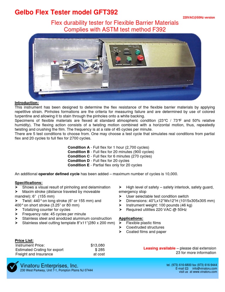 Gelbo Flex Test | PDF | Building Engineering | Materials