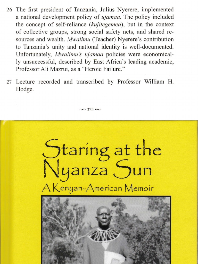 Odera Odenyo - Ujamaa in The Context of A Tanzanian Development Policy ...