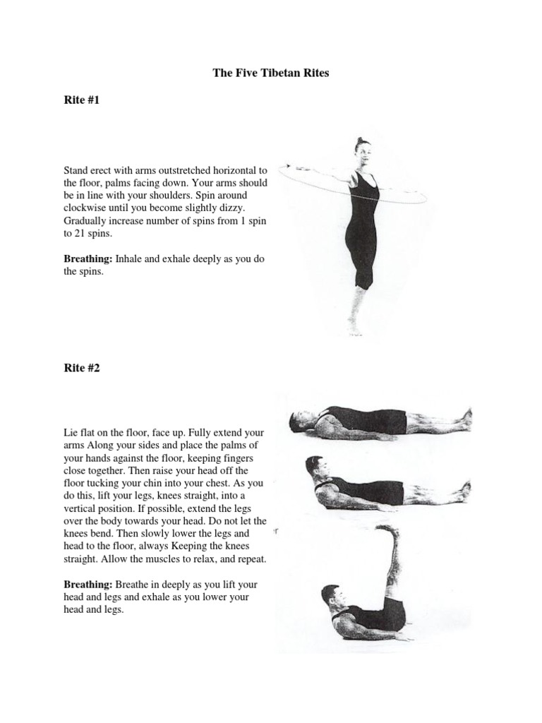The Five Tibetan Rites | PDF | Self-Improvement