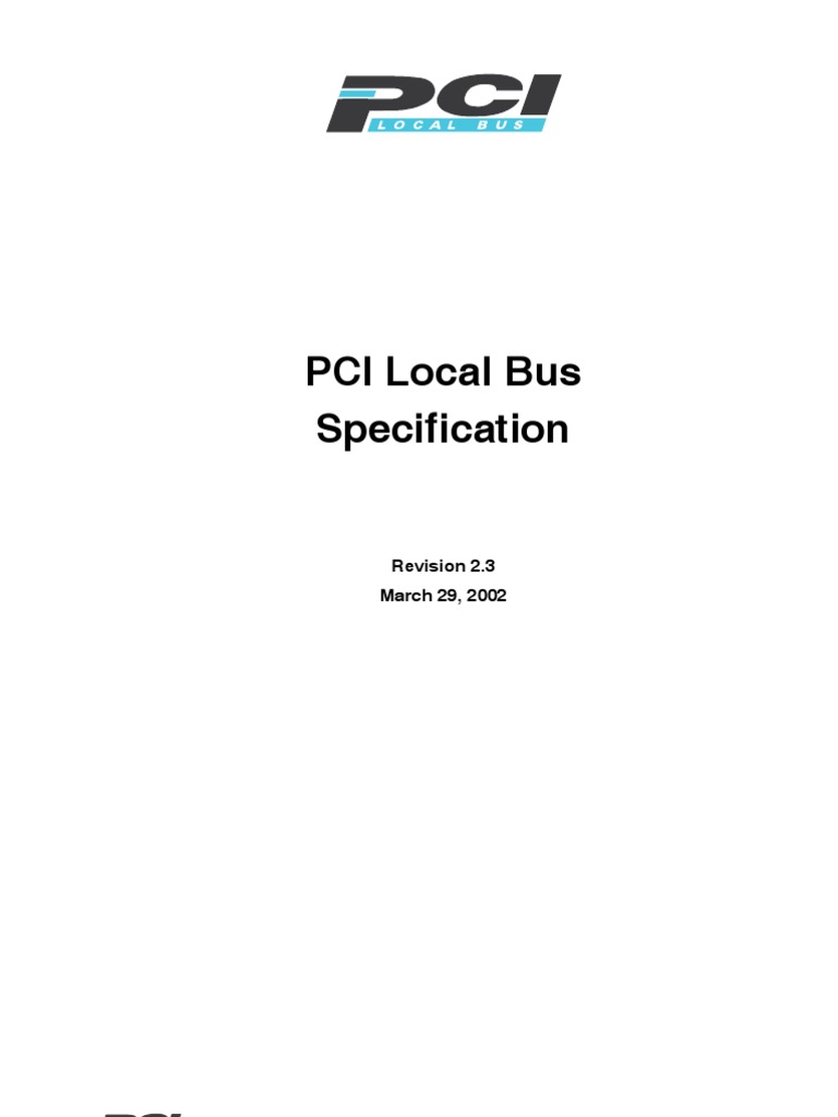 PCI Local Bus Spec 2 3 | PDF | Computer Architecture | Digital Electronics