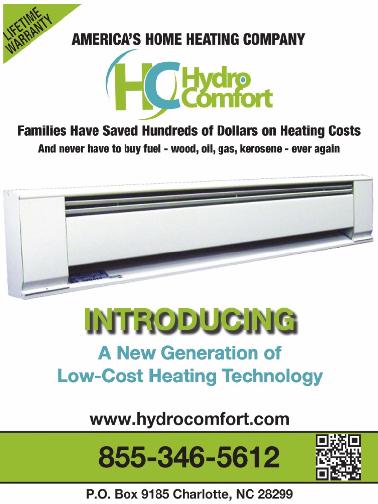 HydroComfort Product Brochure | PDF | Hvac | Thermostat