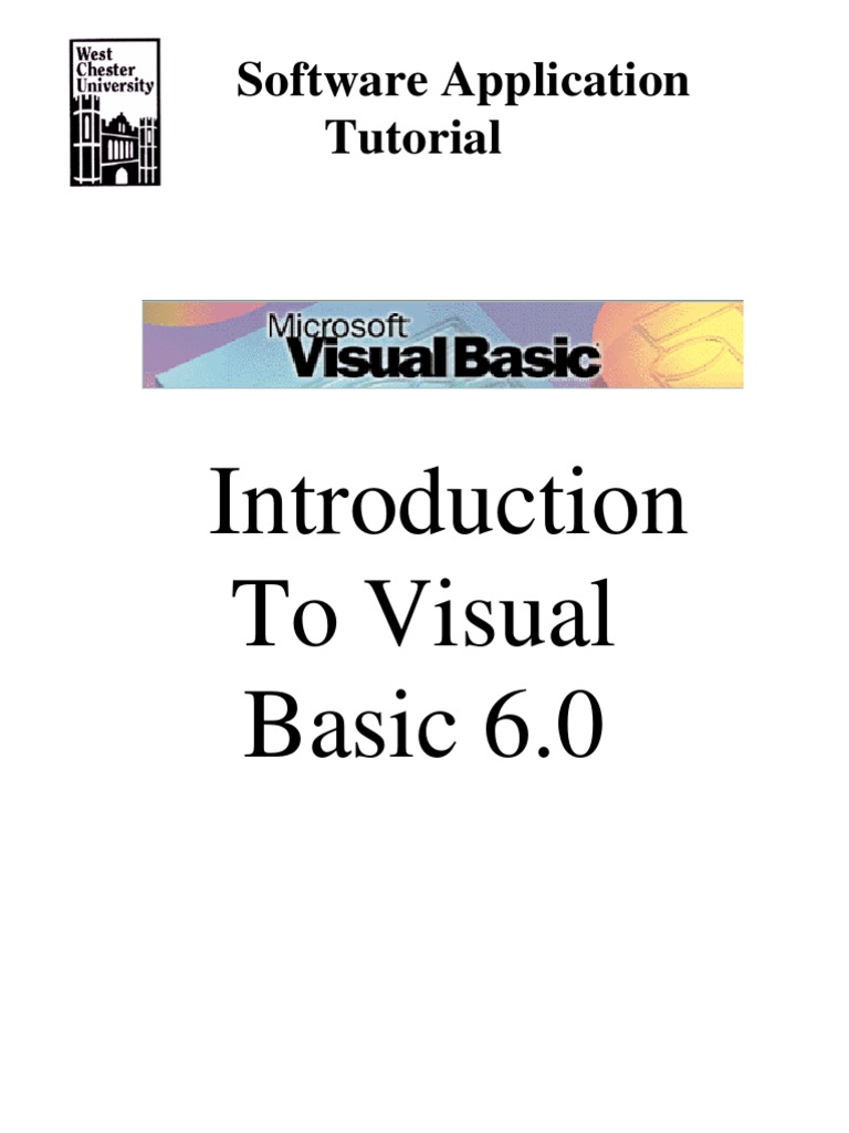 Visual Basic 6.0 | PDF | Graphical User Interfaces | Button (Computing)
