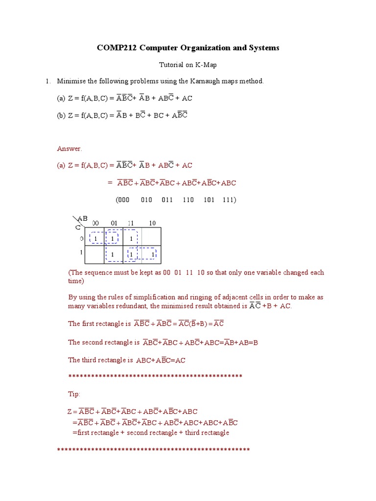 Problem KMap | PDF | Abstract Algebra | Digital Electronics