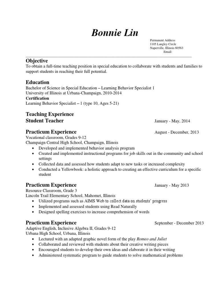 Resume Dec 2013 | PDF | University Of Illinois At Urbana–Champaign ...