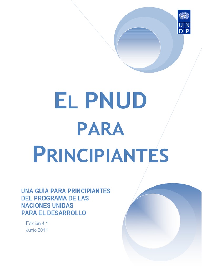 Pnud Para Principiantes | Programa de las Naciones Unidas para el ...