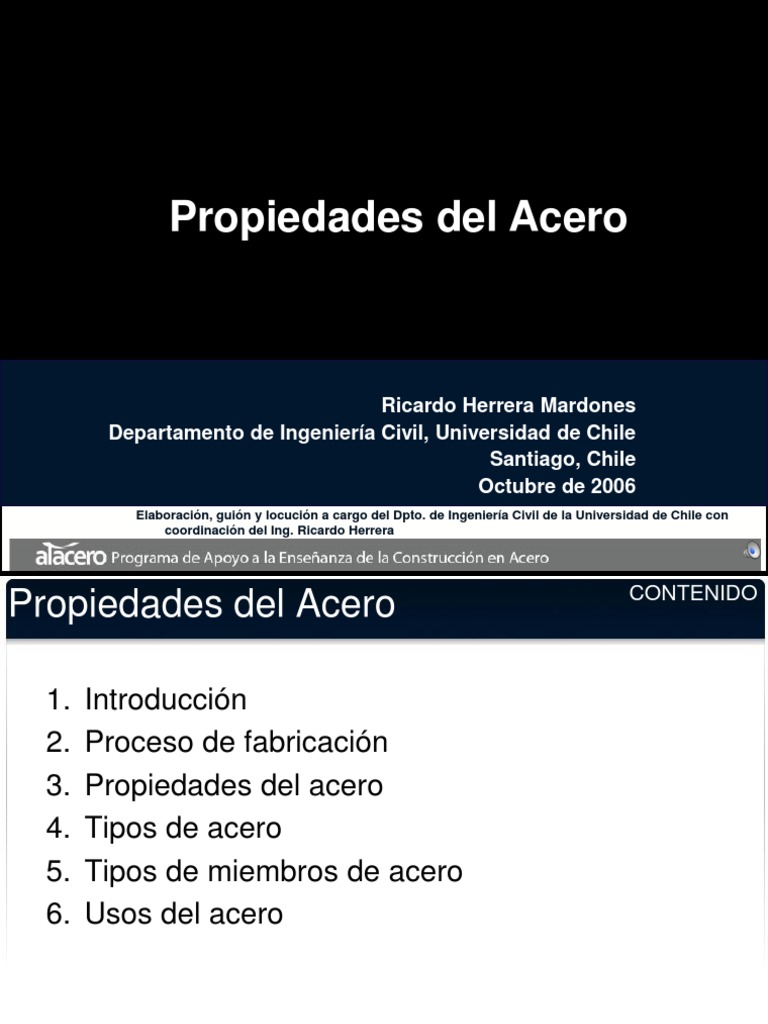 Propiedades del Acero.ppt | Tratamiento térmico | Acero