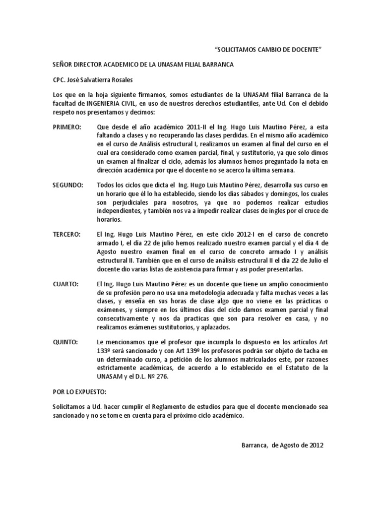 Solicitamos MMMM | PDF