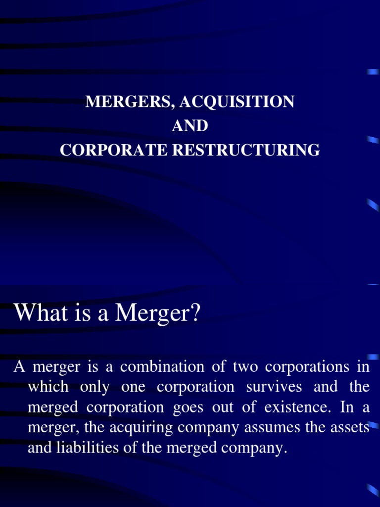 Mergers and Acquisitions | PDF | Pepsi Co | Mergers And Acquisitions