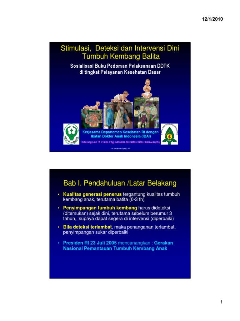 Bahan DDTK 1 | PDF