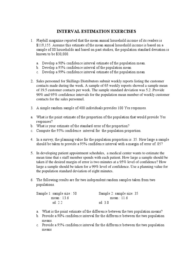 STAT Reviewer | PDF | Standard Deviation | Confidence Interval