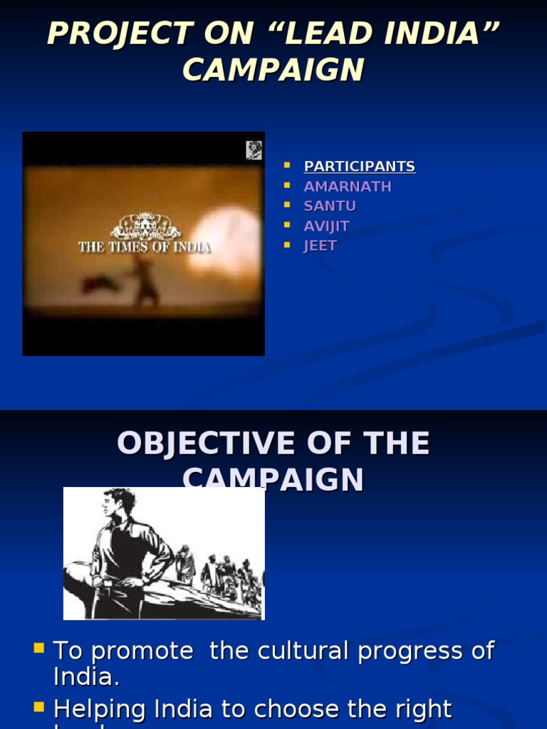 Lead India: Inspiring Future Leaders | PDF