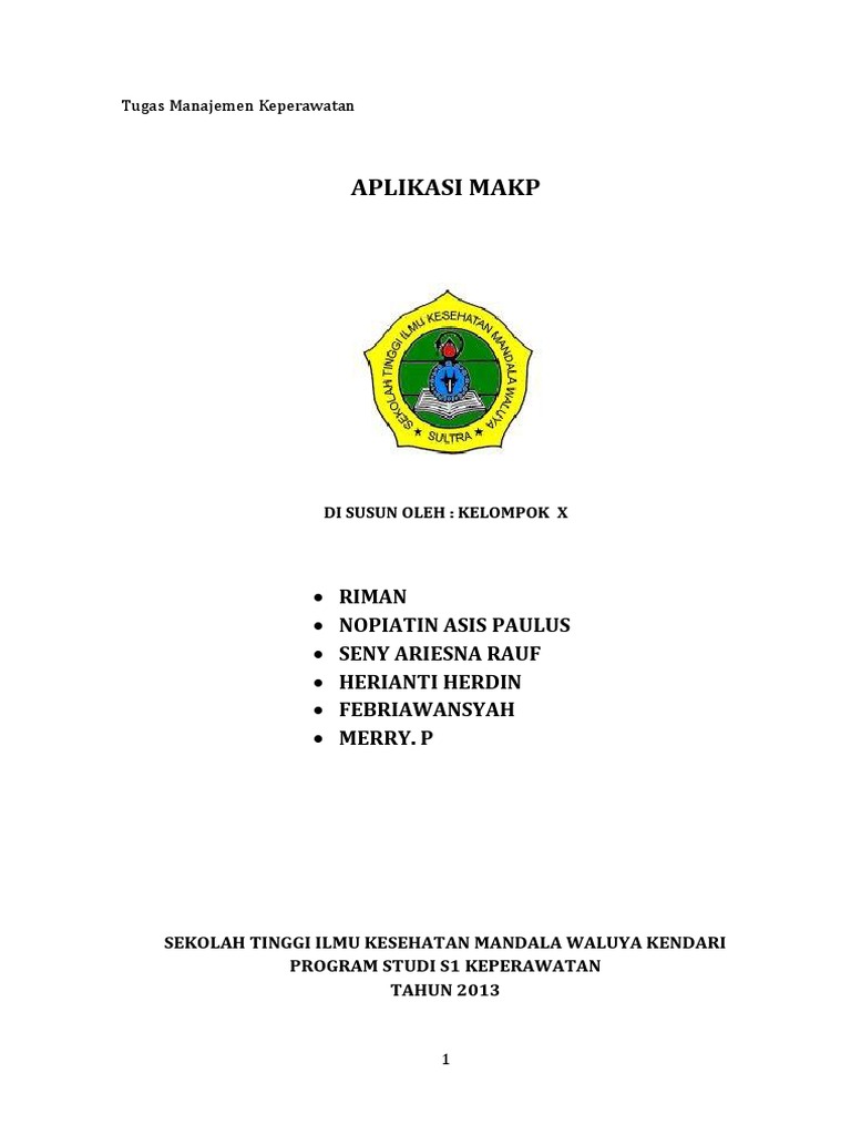 Aplikasi Makp | PDF | Sains & Matematika