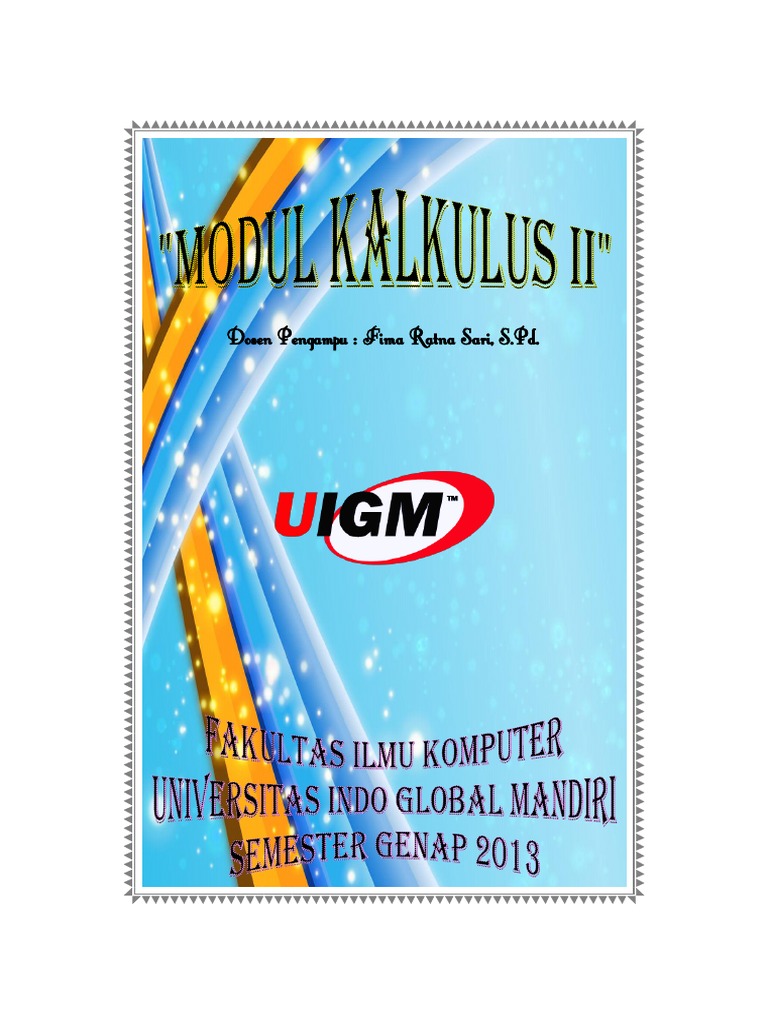 Modul Kalkulus | PDF