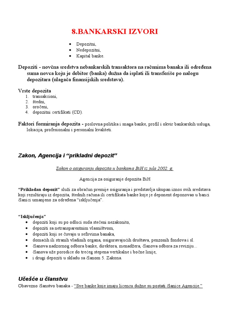 Bankarstvo 02 | PDF