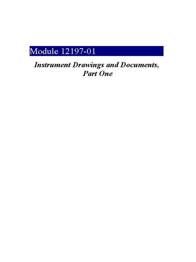 Instr 12107 Instrument Drawings and Documents | PDF | Instrumentation ...