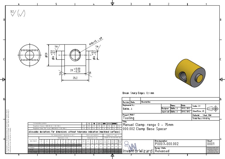 Manual Clamp Design Specifications | PDF