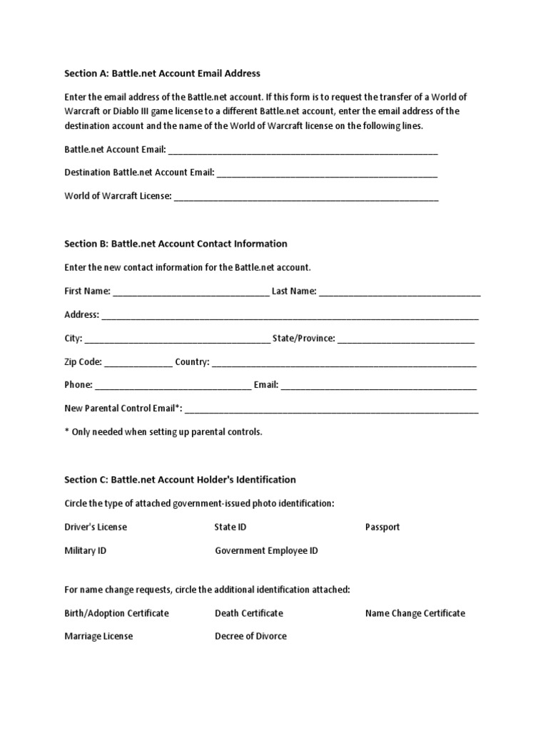 Account Verification Form | PDF | Identity Document | Access Control