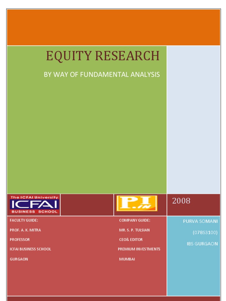 equity-research-report-1-pdf-return-on-equity-market-liquidity
