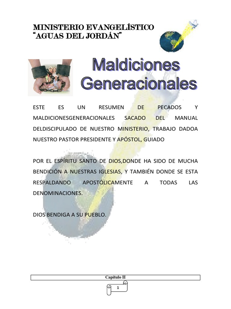 Maldiciones Generacionales | PDF | Pecado | Oración