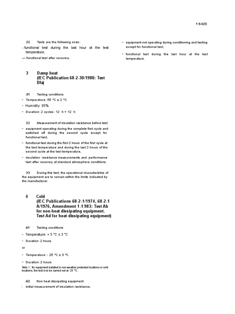3 Damp Heat (IEC Publication 68-2-30/1980: Test Dfa) | Download Free ...