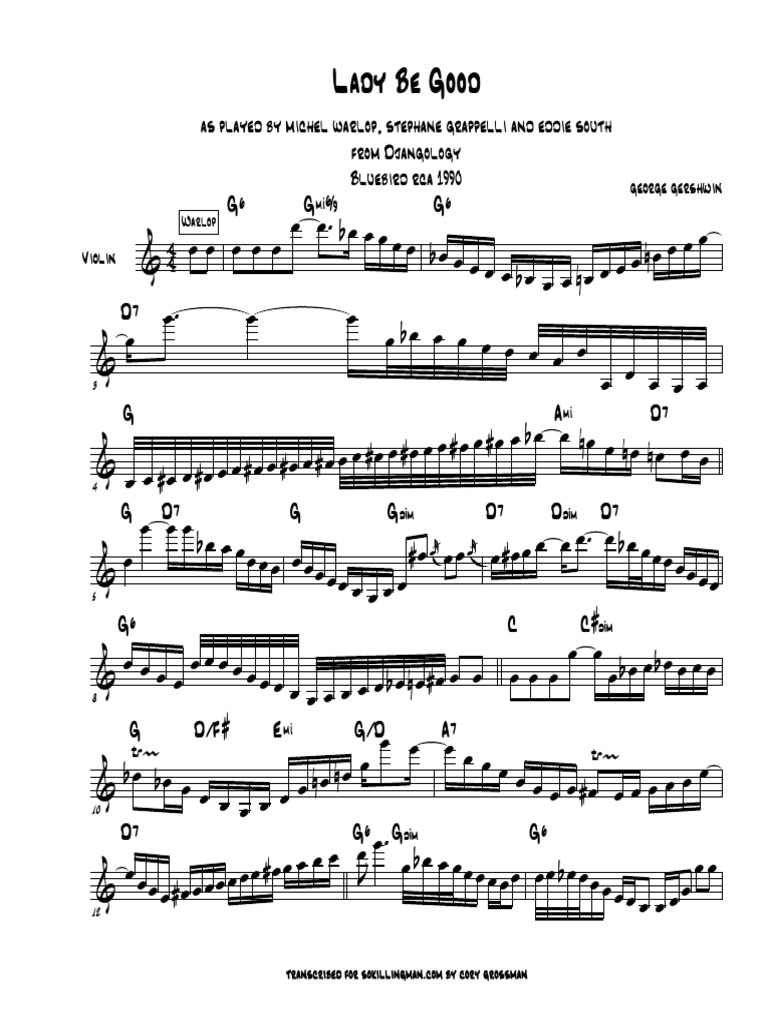 Lady Be Good