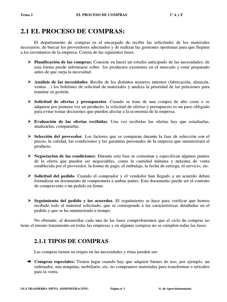 Compras Ejercicio | PDF | Presupuesto | Oferta (economía)