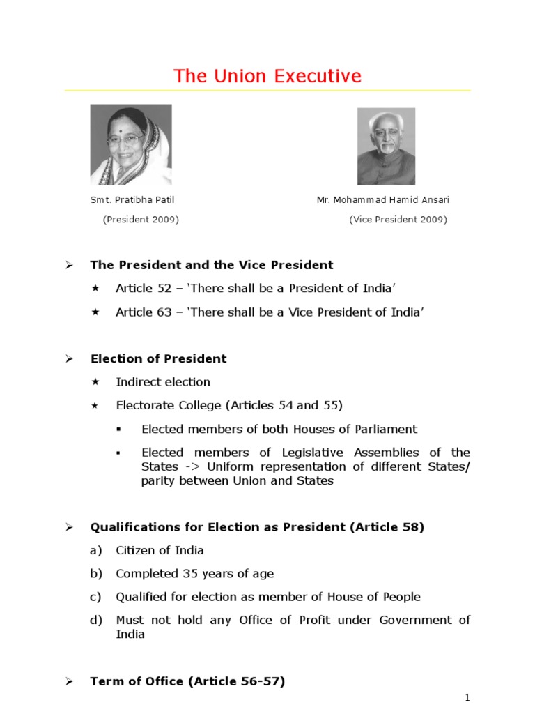 11 - The Union Executive | PDF | Ministers (Government) | Supreme Courts