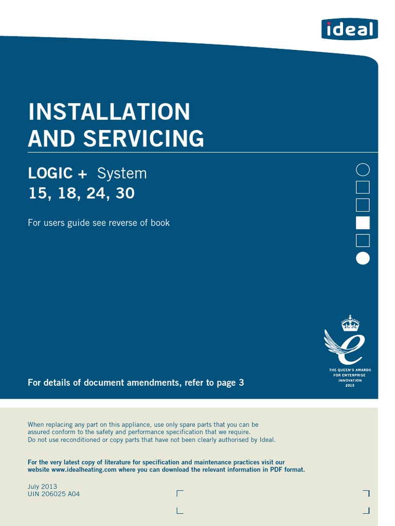 Boiler Service Manual | Download Free PDF | Water Heating | Valve