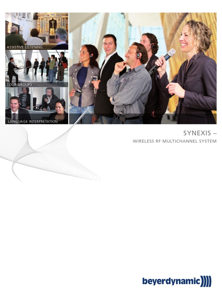 Sistem de Audio Ghid Beyerdynamic Synexis | PDF | Battery (Electricity) | Microphone