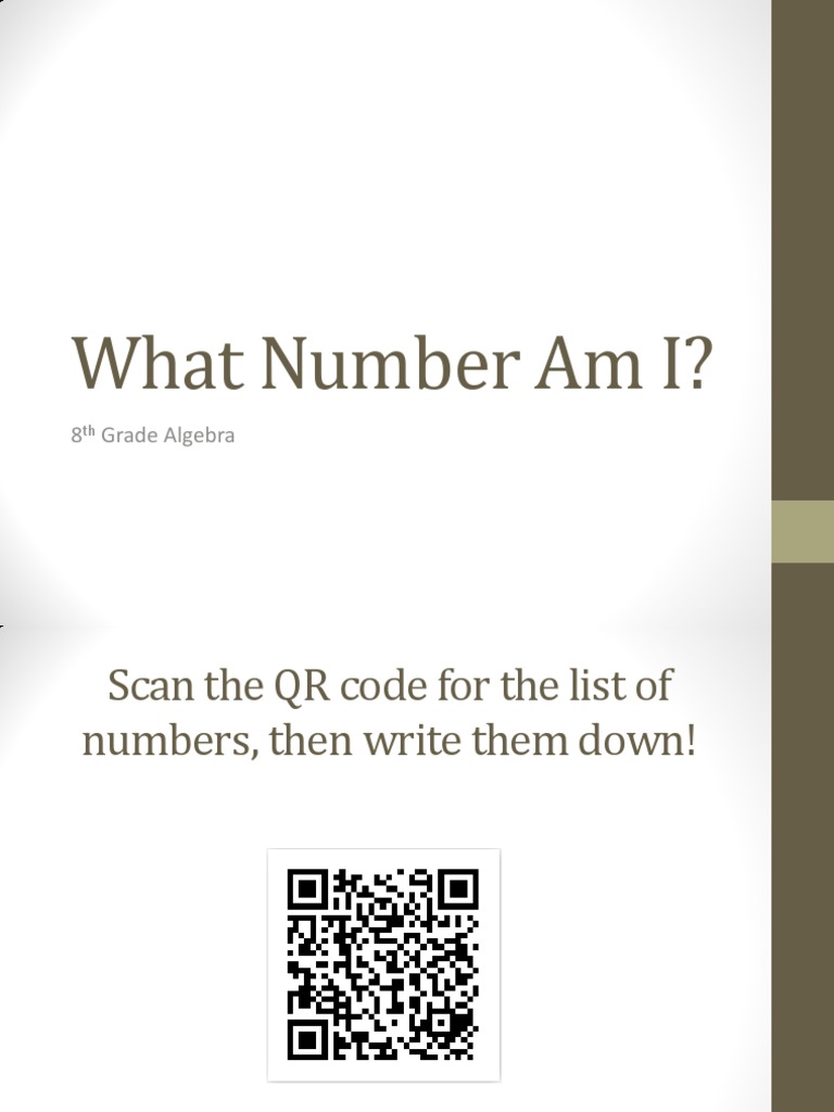 QR Code Activity | PDF