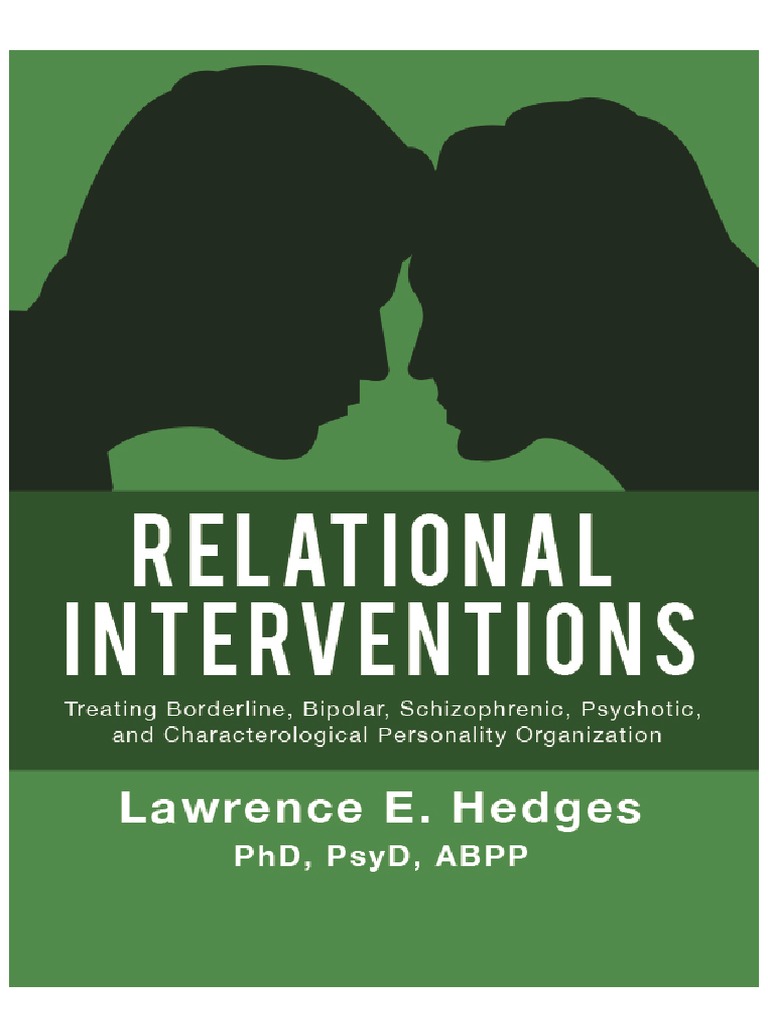 Relational Interventions | PDF | Psychotherapy | Borderline Personality Disorder