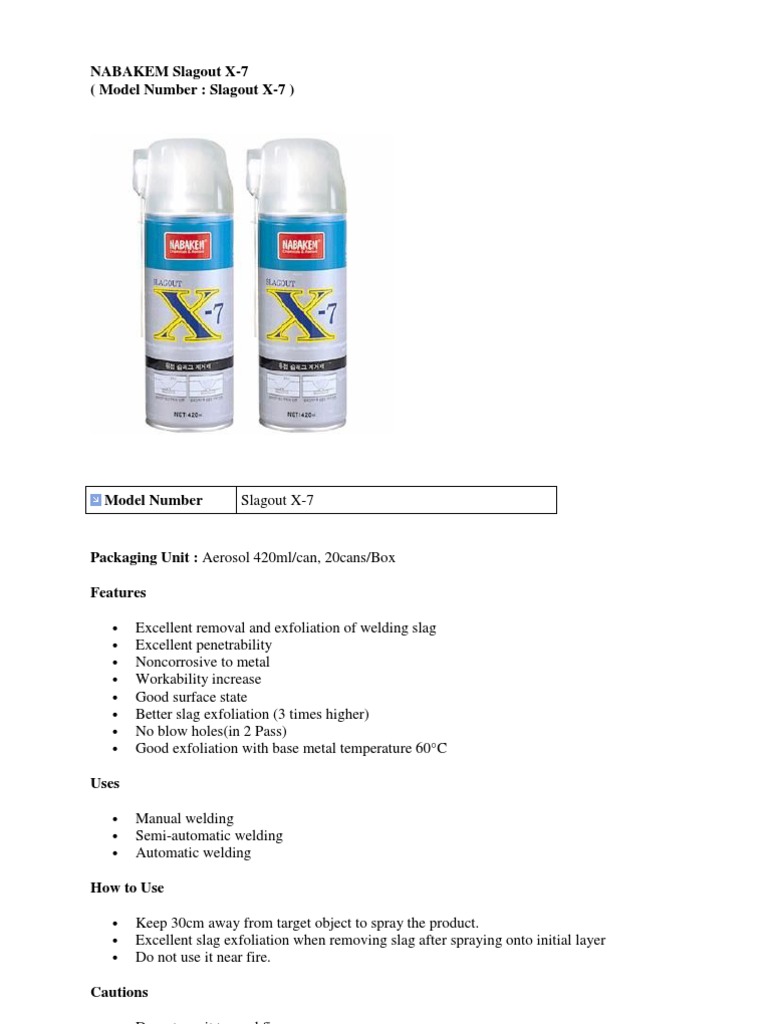 NABAKEM Welding Supplies | PDF | Rust | Welding