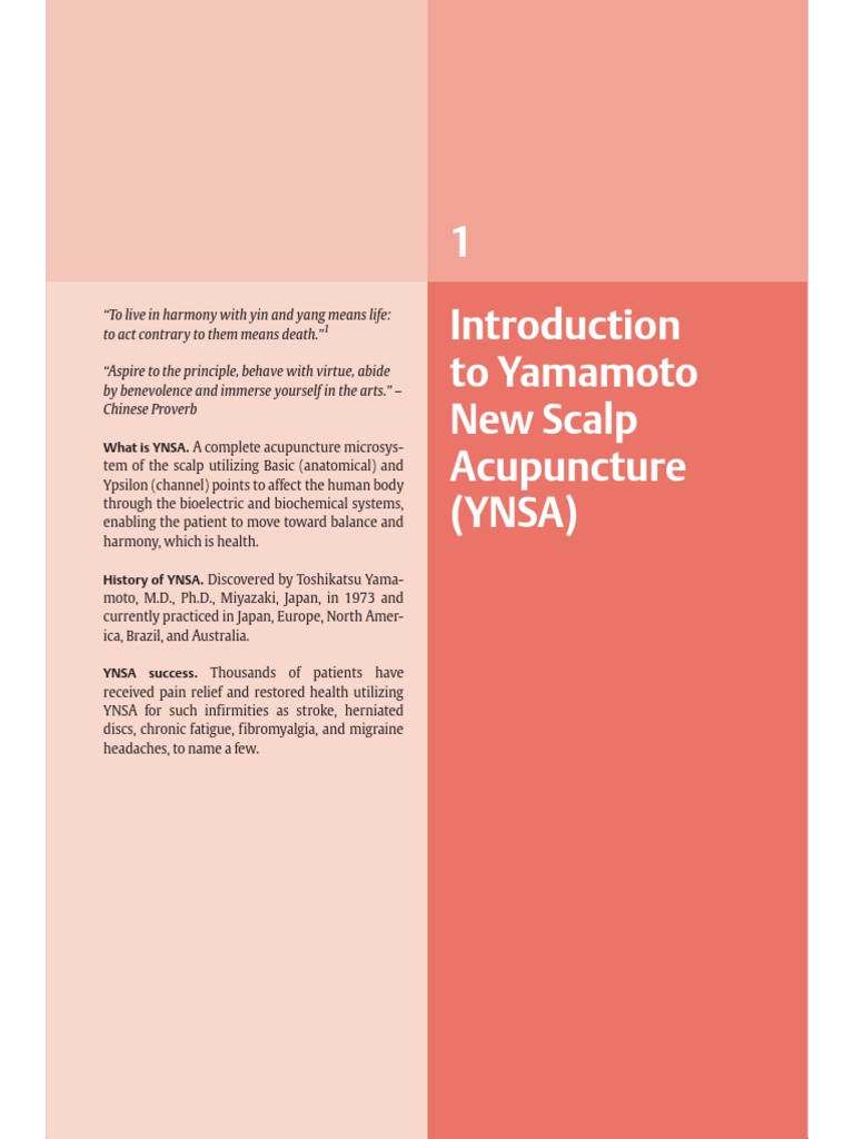 Yamamoto | PDF | Acupuncture | Traditional Chinese Medicine