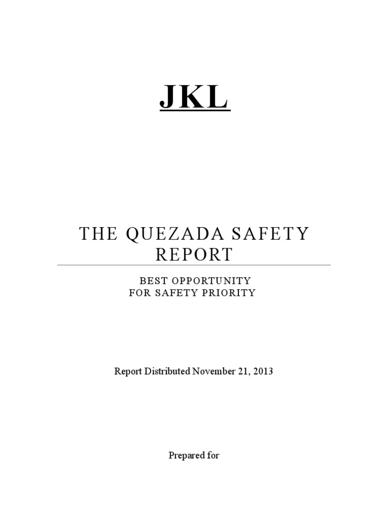 Safety Proposal Final Version | PDF | Prevention | Labour Relations