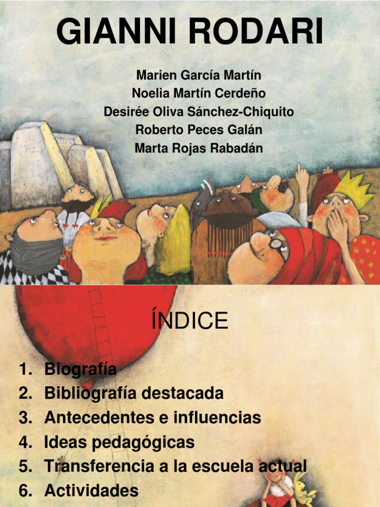 Biografía y pedagogía de Gianni Rodari | PDF | Educación primaria ...