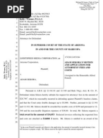 Sample Motion To Strike | PDF | Government Institutions | Complaint